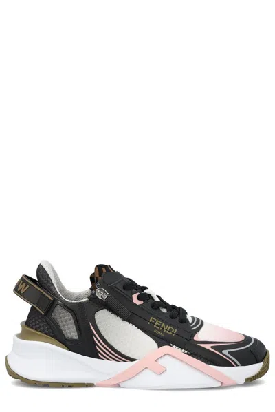 Fendi Flow Logo Casual Sneakers In Multicolor | ModeSens