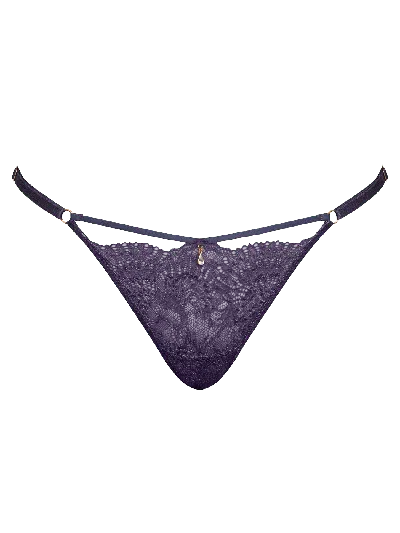 Bonbon Lingerie Women's Grey Pamela Ash Purple G-string | ModeSens