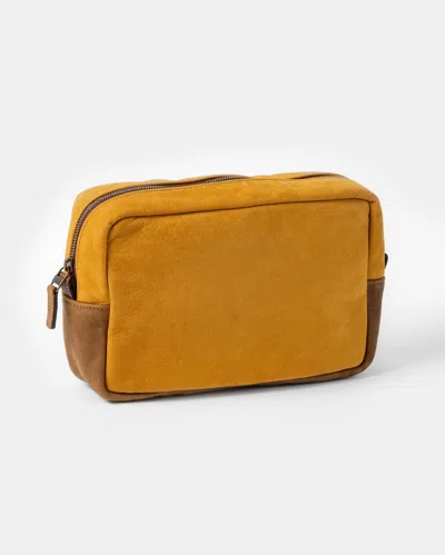 Billy Reid Moore & Giles Reclaimed Wash Bag In Griffin Camel | ModeSens