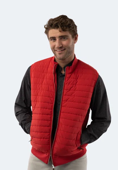 American Heritage Red Quilted Vest | ModeSens