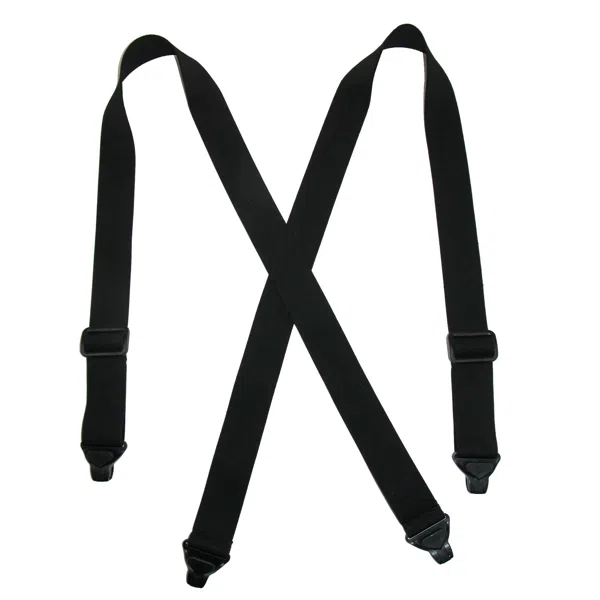 Men's Elastic Side Clip Airport Suspenders TSA Compliant CTM Men's TSA ...