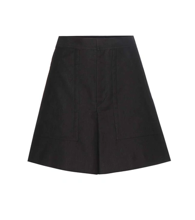 Isabel Marant Satia Cotton And Linen-blend Shorts In Llack | ModeSens
