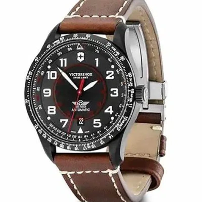 Victorinox Airboss Mechanical Men's Watch V241886 – Black Dial, Brown ...