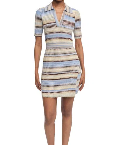 Simkhai Solana Dress In French Blue Multi | ModeSens