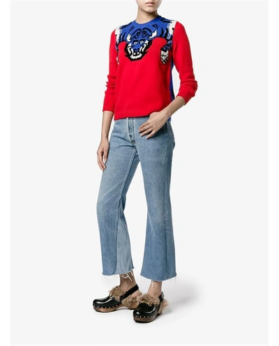 Gucci Black Amstel 55 Leather Fur Lined Clogs | ModeSens