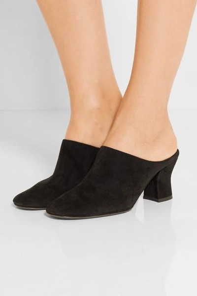 The Row Adele Suede Mules | ModeSens