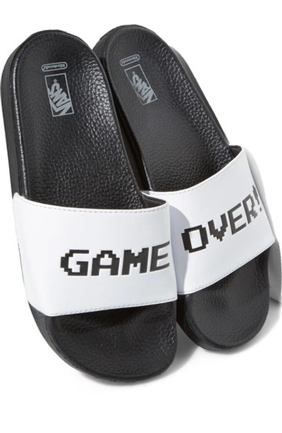Vans X Nintendo 'game Over' Slide Sandal (women) In White Nintendo ...