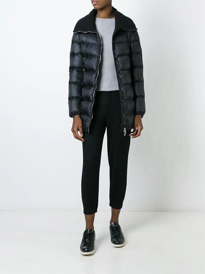 Moncler Torcyn Quilted Wool lined Puffer Coat In 778 Navy ModeSens