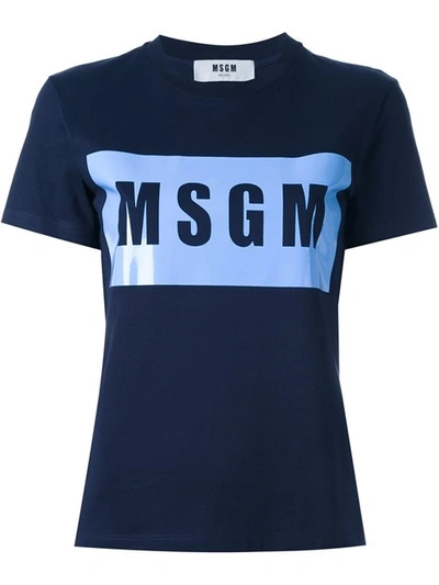 Msgm Logo Print T-shirt | ModeSens