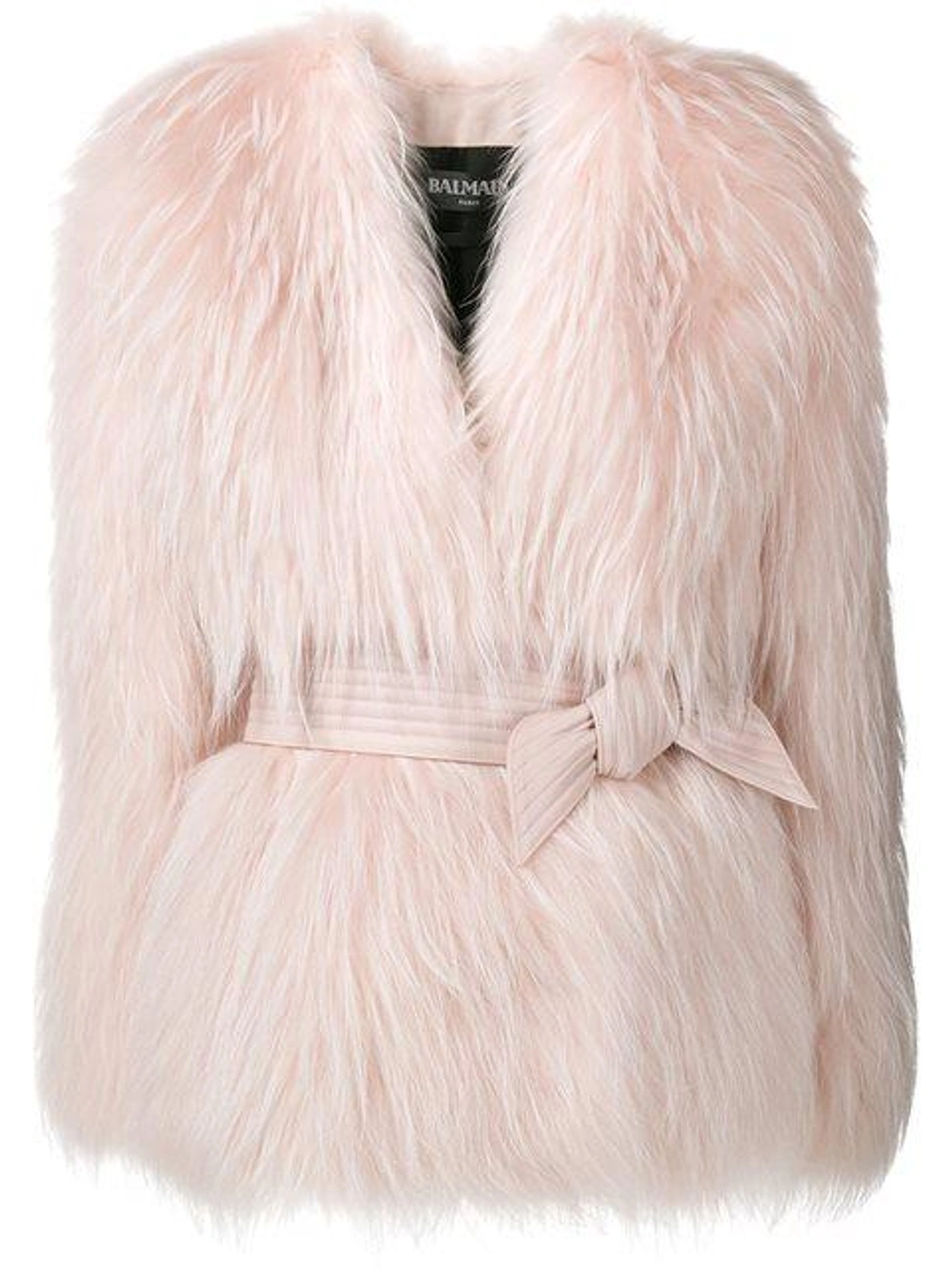 Balmain Raccoon Fur Jacket | ModeSens