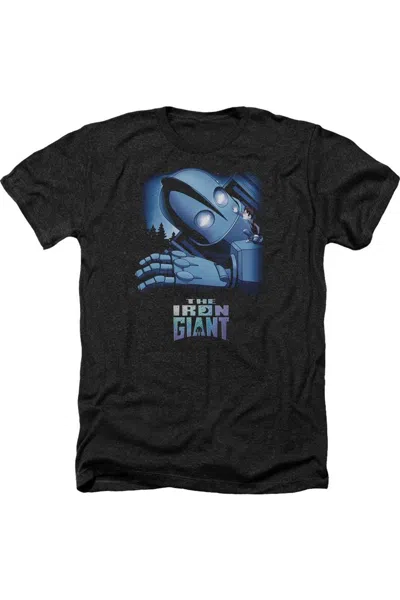 Gildan Iron Giant Giant And Hogarth Adult Heather Tee / T-shirt In ...