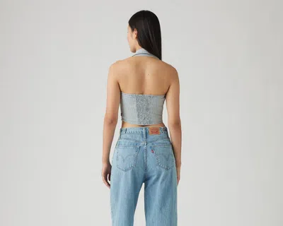 Levi's Bria Denim Halter Top In Handy Woman | ModeSens
