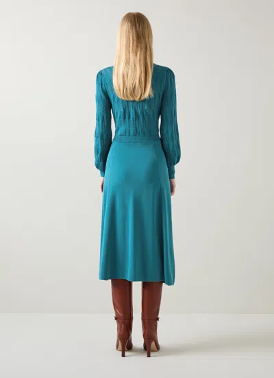 Lk Bennett Susannah Dresses In Blue | ModeSens