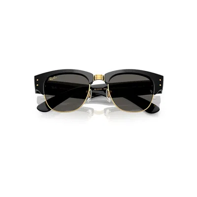 Ray Ban Mega Clubmaster Blacked Out Collection Sunglasses Black Frame ...