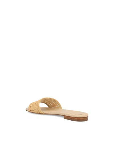 Fendi Sandals In Nudo Rafia | ModeSens