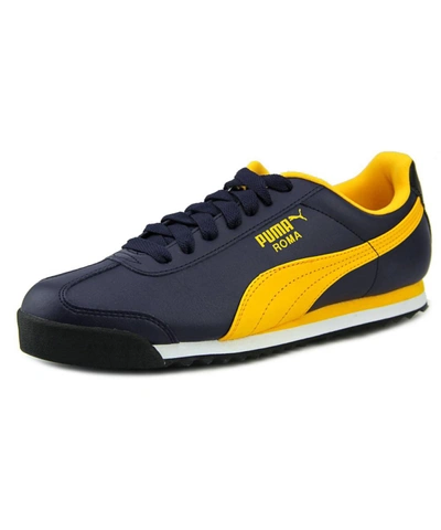 Puma Roma Basic Round Toe Synthetic Walking Shoe' In Blue | ModeSens