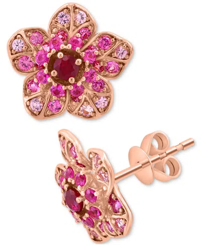 Effy Collection Effy Pink Sapphire (7/8 Ct. T.w.) & Ruby (1/5 Ct. T.w ...