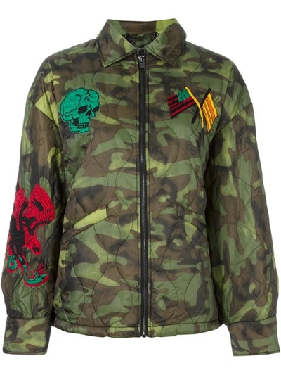 Diesel Camouflage Print Jacket | ModeSens