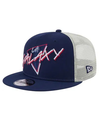 New Era Men's Navy La Galaxy Neon 9fifty Snapback Hat In Blue | ModeSens