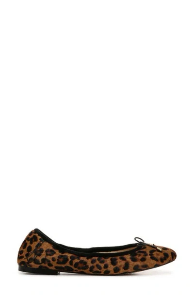 Sam Edelman Felicia Ballet Flat Granada Tan Leopard Leather In Brown ...