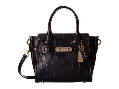 Coach Embossed Croc Swagger 20 | ModeSens