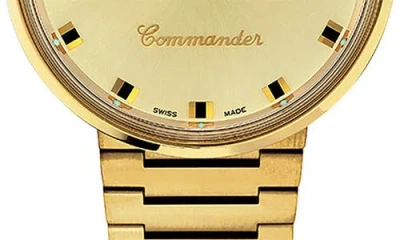 Mido Commander 1959 Automatic Bracelet Watch, 37mm In Gold | ModeSens
