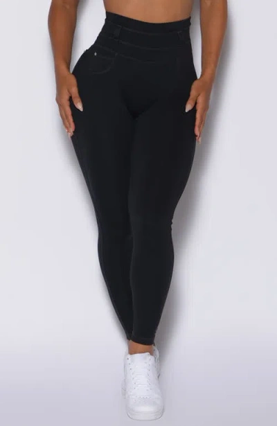 Bombshell Sportswear Peach Bottoms In Black | ModeSens