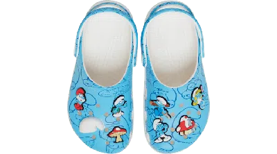 Crocs Kids' Smurfs Classic Clog | ModeSens