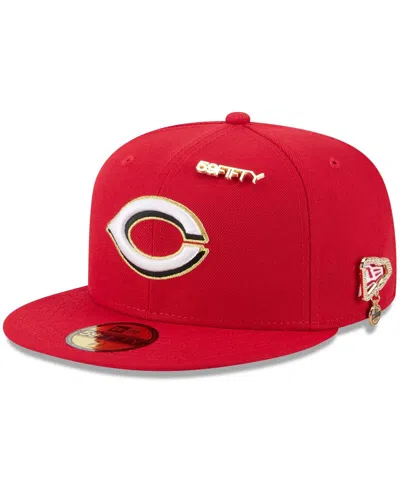 New Era Men's Red Cincinnati Reds 2025 59fifty Day 59fifty Fitted With ...