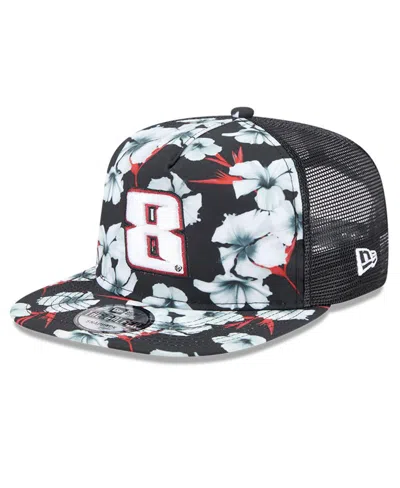 New Era Men's Black Kyle Busch Adventure Pattern Golfer Adjustable Hat ...