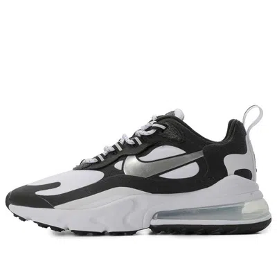 Nike (wmns) Air Max 270 React 'white Metallic Silver' In Black | ModeSens