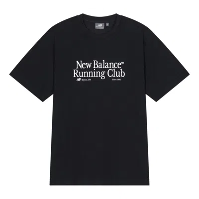 New Balance Running Club Graphic T-shirt 'black' | ModeSens