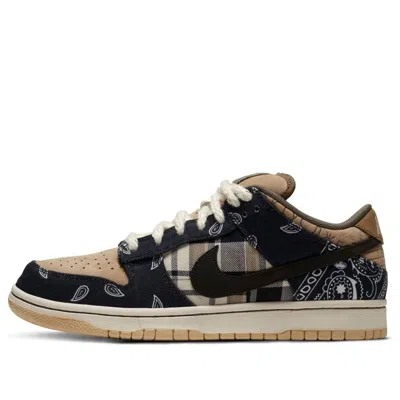 Nike X Travis Scott Sb Dunk Low Premium Qs 'cactus Jack' In Black ...