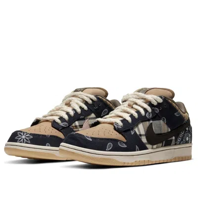 Nike X Travis Scott Sb Dunk Low Premium Qs 'cactus Jack' In Black ...
