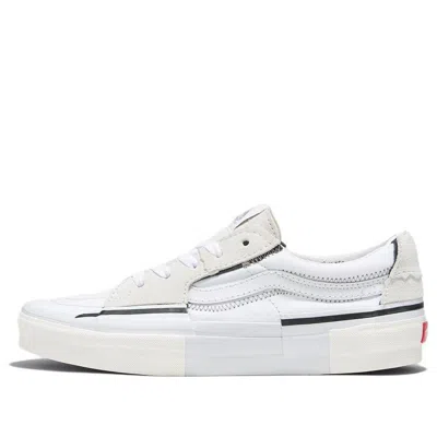 Vans Sk8-low Reconstruct Canvas Sneakers In White | ModeSens