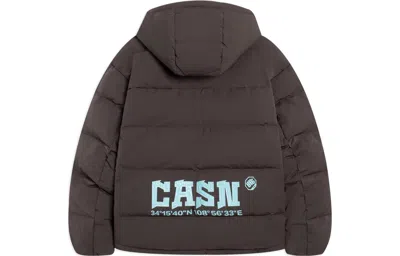 Li-ning Badfive Changan Boy Graphic Hooded Down Jacket 'brown' | ModeSens