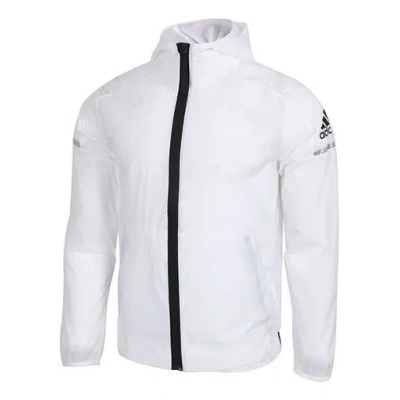 Adidas Originals Adidas Wb Light Logo Printing Woven Sports Hooded ...