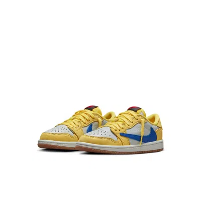 Air Jordan (ps) 1 Retro Low Og Sp X Travis Scott 'canary' In Yellow ...