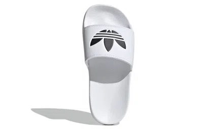 Adidas Originals (gs) Adidas Adilette Lite Slide 'white Black' | ModeSens