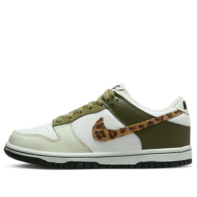 Nike (gs) Dunk Low 'olive Leopard' In Animal Print | ModeSens
