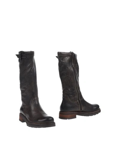 Manas Boots In Dark Brown | ModeSens