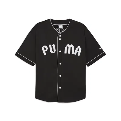 Puma Wardrobe Ess Baseball Jersey Men Shoes In Black | ModeSens