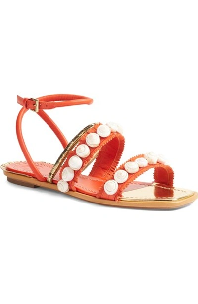 Tory Burch Sinclair Seashell Sandal (women) | ModeSens