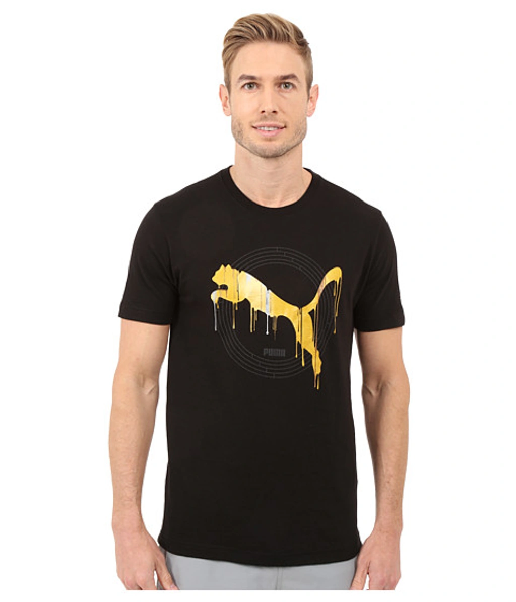 Puma Dripped In Metal Tee | ModeSens