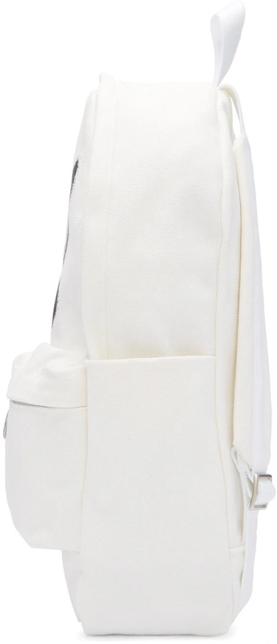 Off-white White Diagonal Spray Backpack | ModeSens