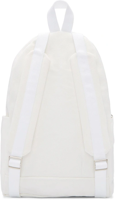 Off-white White Diagonal Spray Backpack | ModeSens