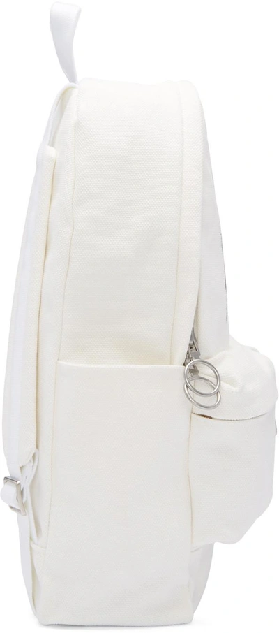 Off-white White Diagonal Spray Backpack | ModeSens