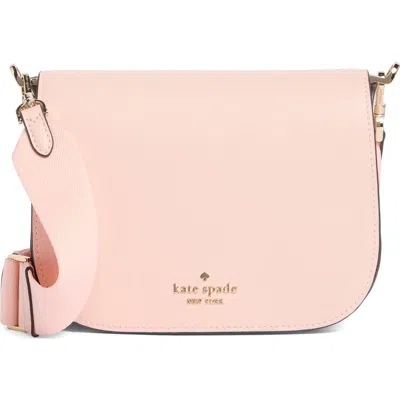 Kate Spade New York Madison Saffiano Leather Saddle Bag In Pink | ModeSens