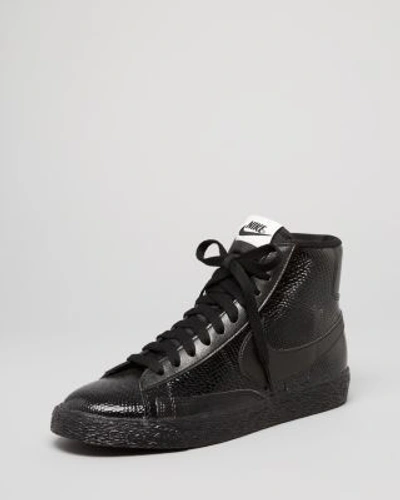 Nike Blazer Snake Print Mid In Black | ModeSens