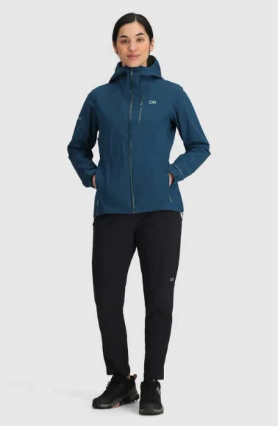 Outdoor Research Aspire Ii Gore-tex® Waterproof Jacket In Blue | ModeSens